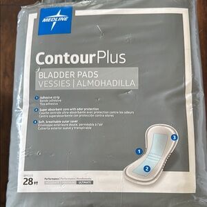Medline | Other | Medline Contour Plus Super Absorbent Bladder Pads ...